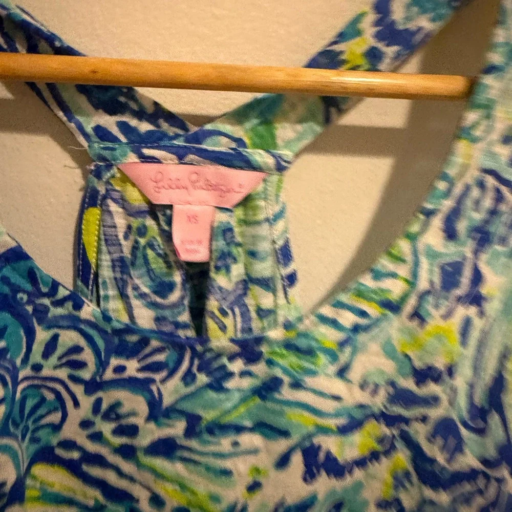 Lilly Pulitzer | Tops | Lilly Pulitzer Cordelia Racerback Top Xs Blue ...